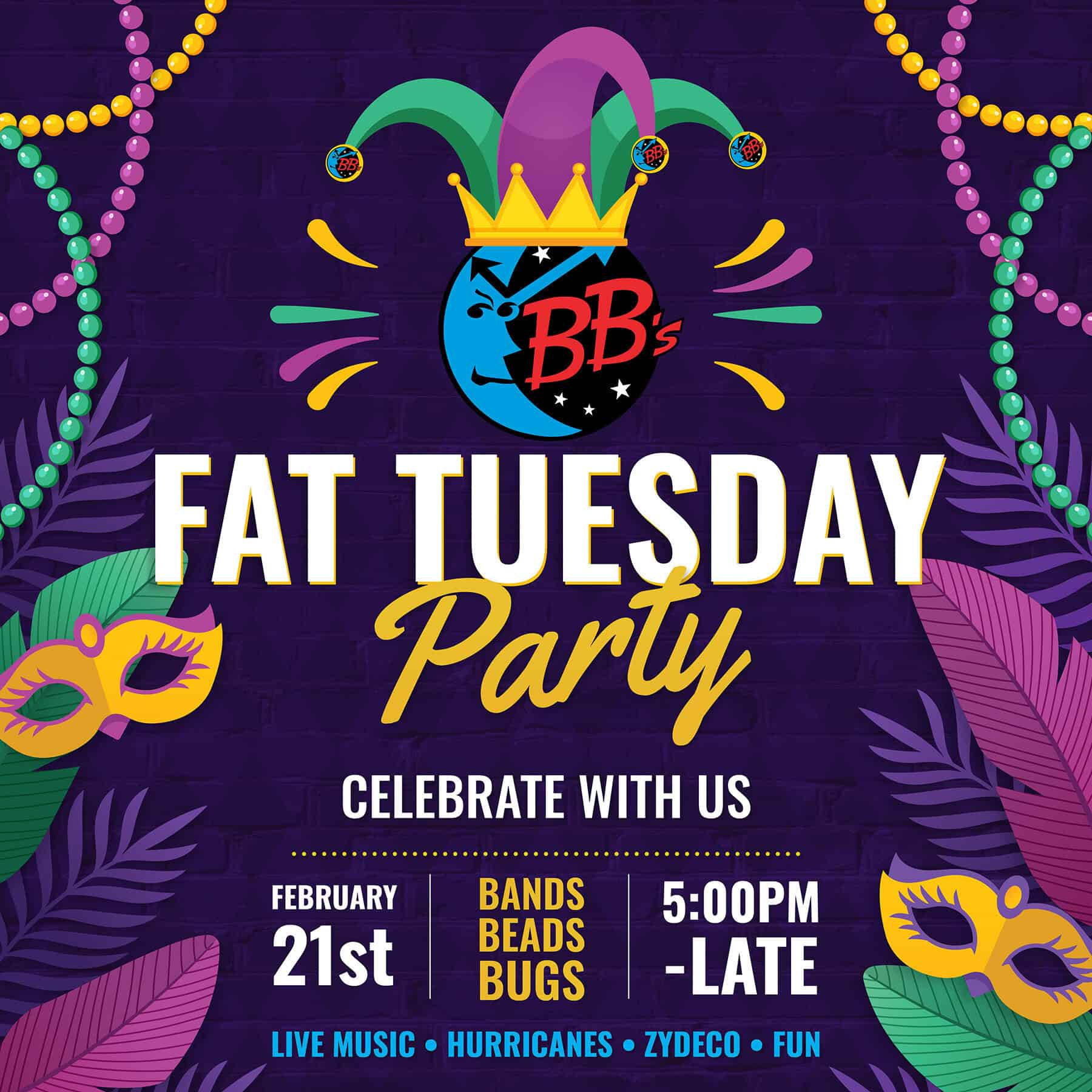 Laissez Les Bons Temps Rouler at BB’s Tex-Orleans! - BB's Tex-Orleans